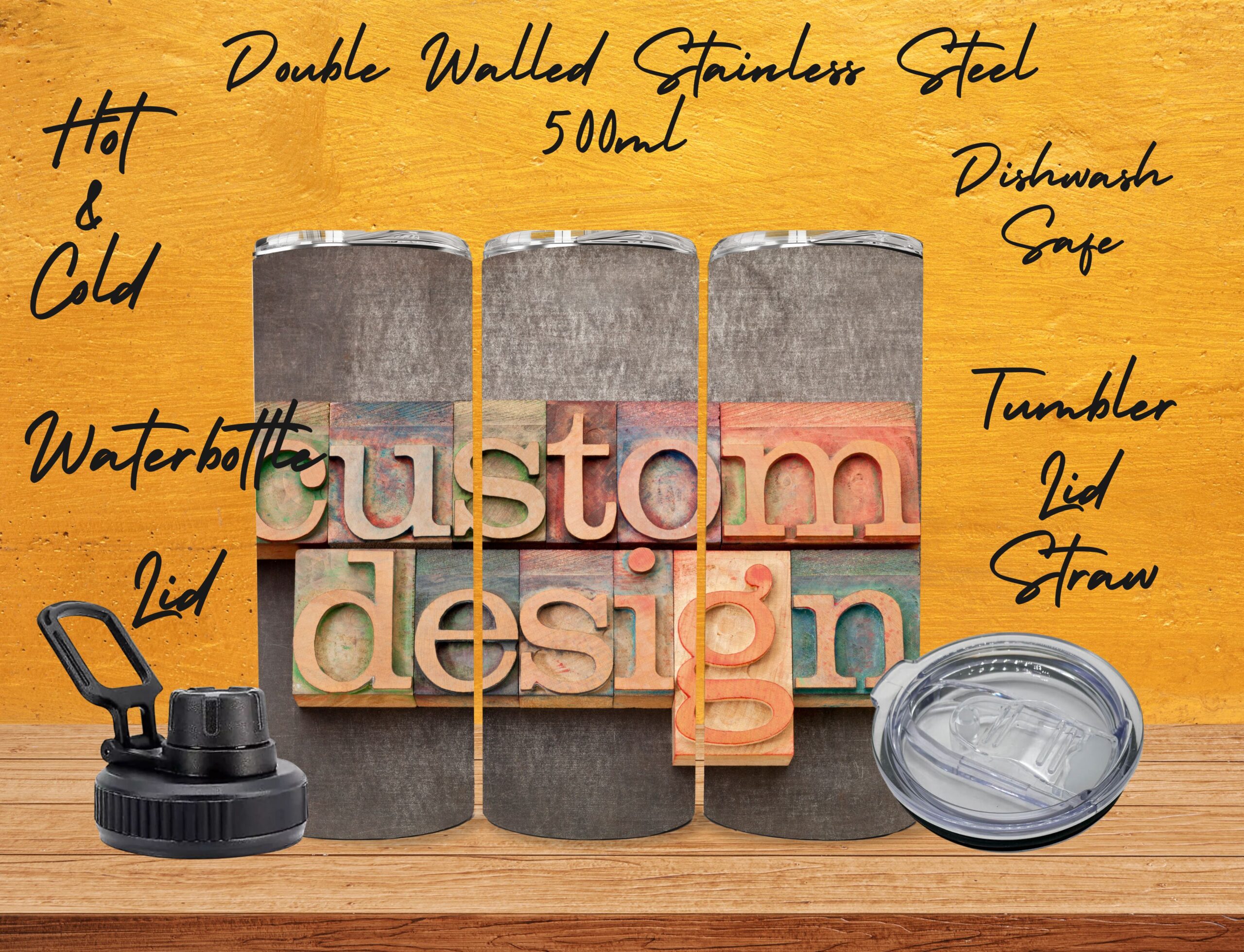 Custom – Bottles, Mugs, Clocks, Leather Sleeves – Biki Uniek Wholesale